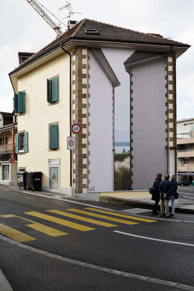 Vésenaz Fresque | Installation | Renate Buser Fotografie